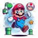 Super Mario Clipart, Super Mario Png, Splash Design, Transparent Design ...
