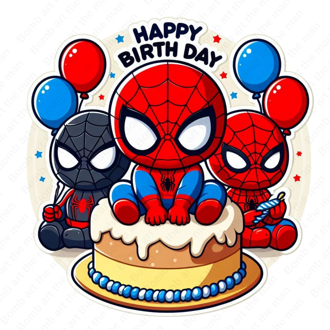 Spiderman Png Image, Spiderman Birthday Clipart, Spidey Clipart ...