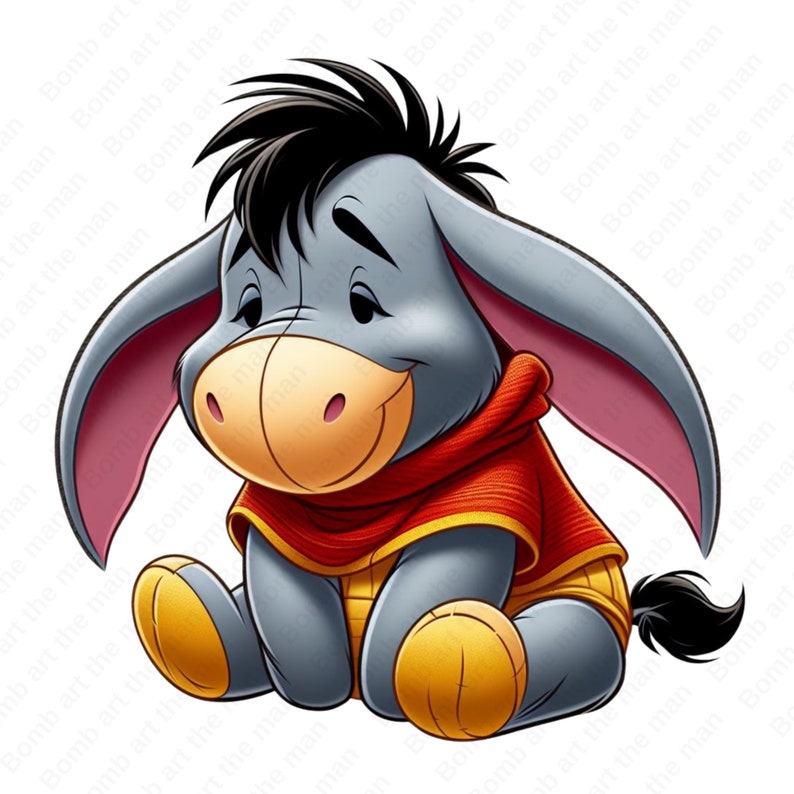 Eeyore Clipart, Cute Eeyore Png, Winnie the Pooh Png, Transparent ...