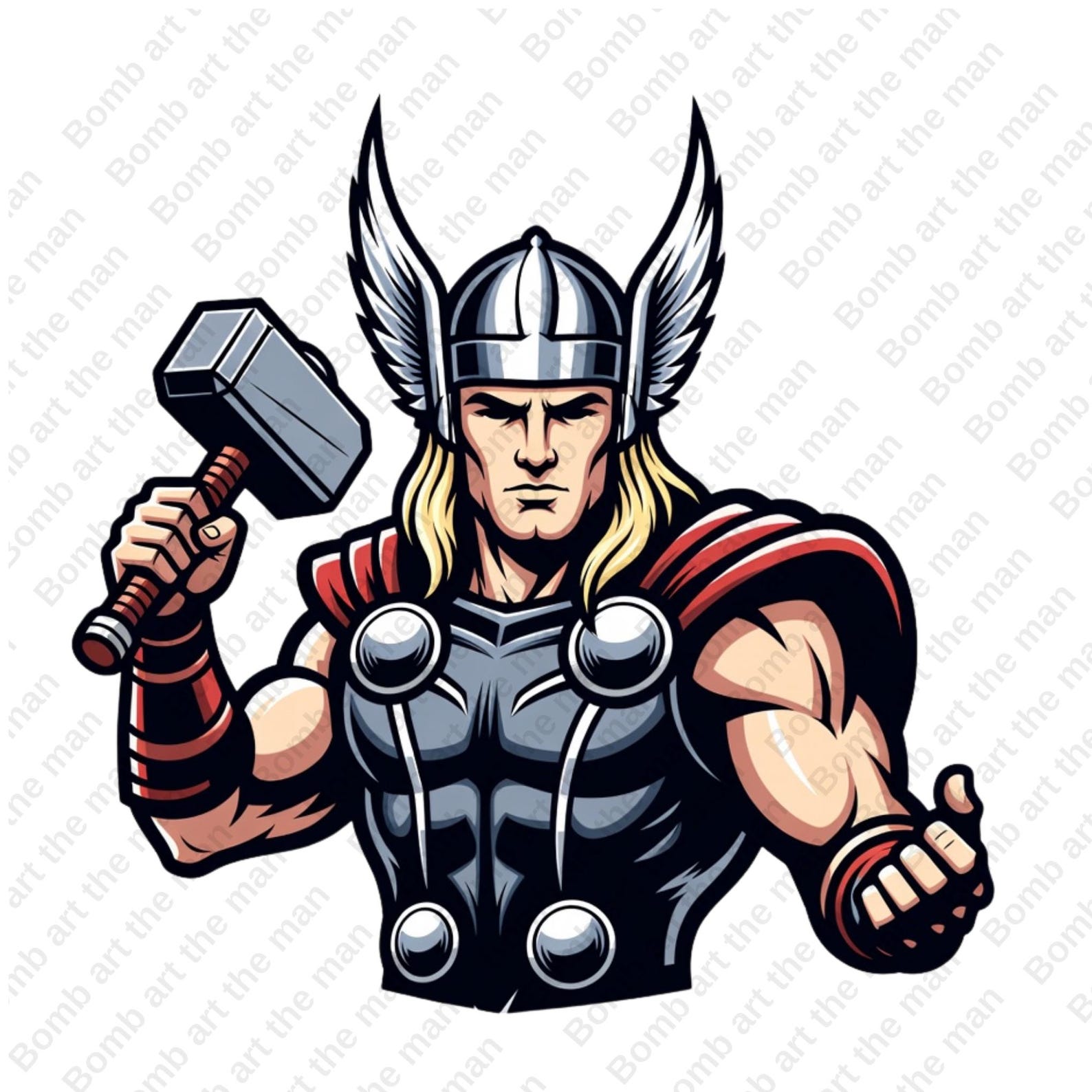 Thor Clipart, Thor Png, Super Hero Clipart, Super Hero Splash Design ...