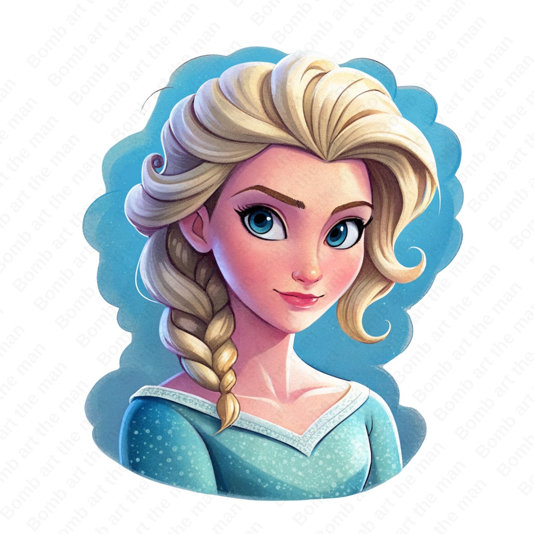 Princess Elsa Clipart, Frozen Princess Png, Elsa Png, Hand-drawn Design ...