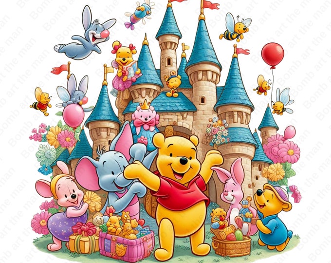 Winnie the Pooh Hero Clipart, Winnie the Pooh Png, Hero Png, Cute ...