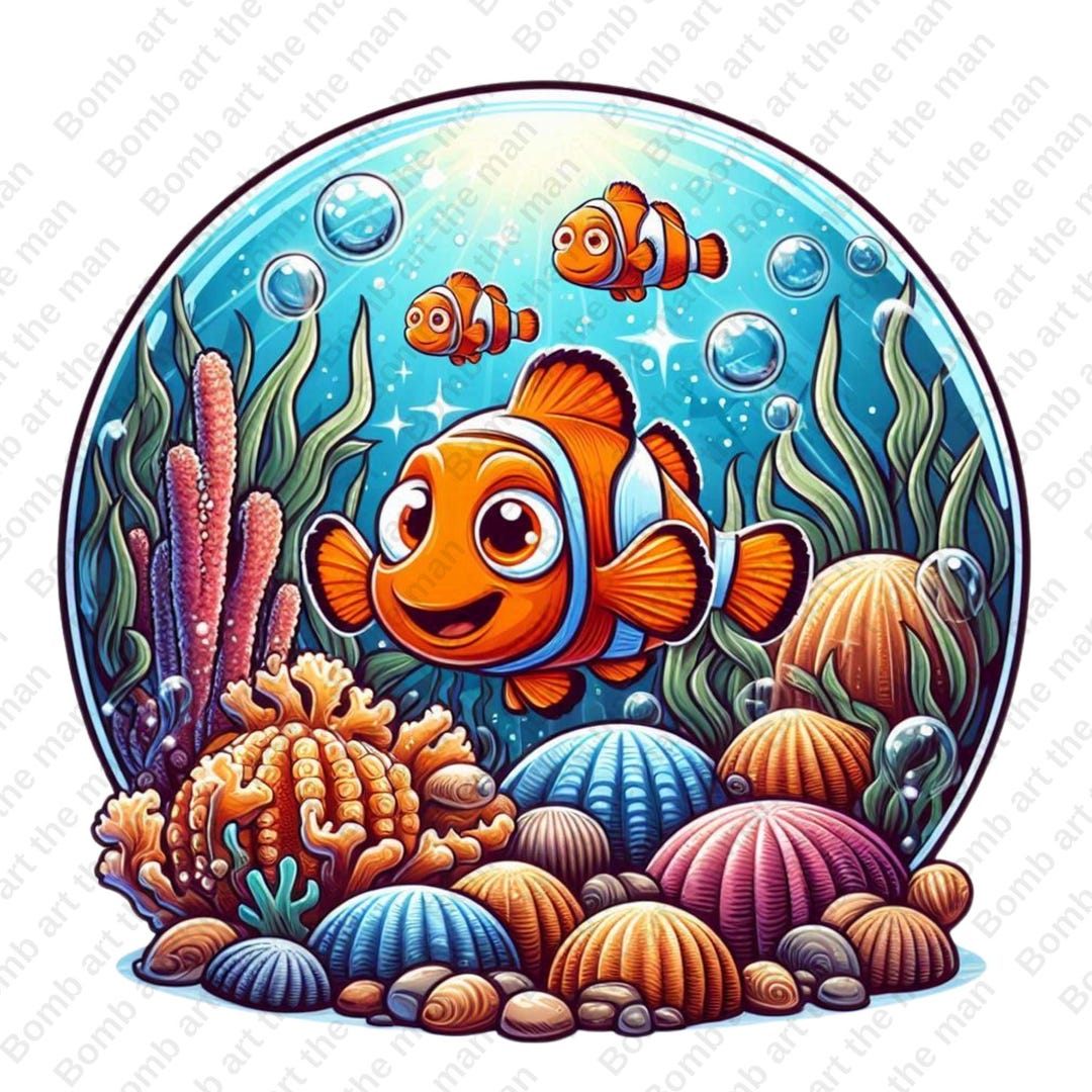 Finding Nemo Png, Finding Nemo Clipart, Cute Nemo Design, Instant ...