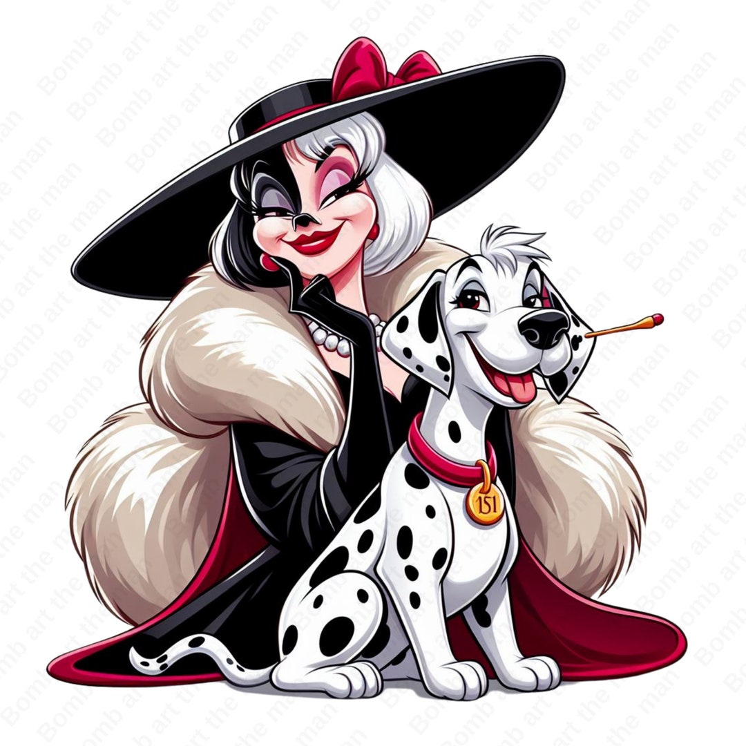 Cruella De Vil Png, Cruella De Vil Clipart, Princess Villain Png, 101 ...