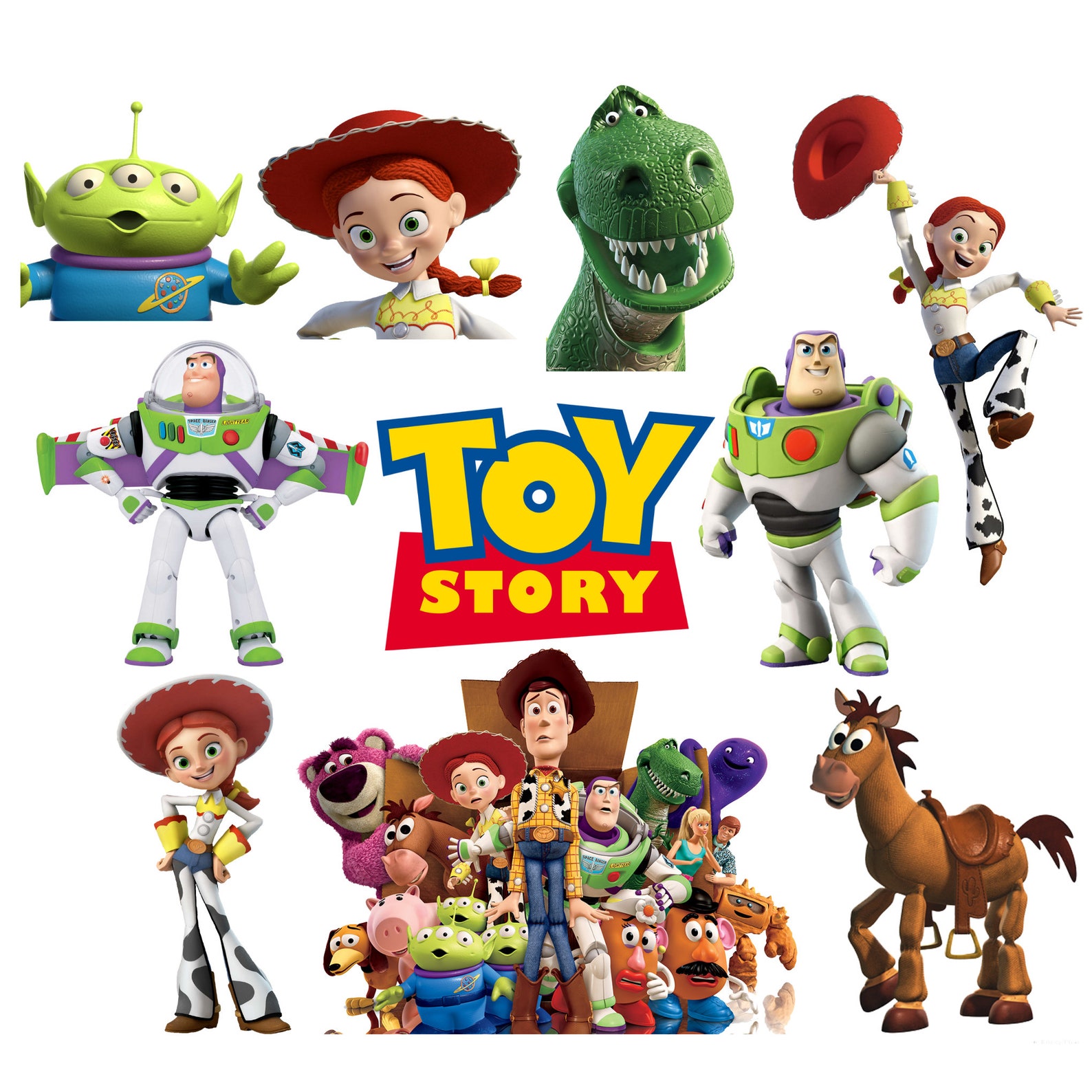 Toy Story Png Bundle, Toy Story Clipart Set, Woody Clipart, Buzz ...