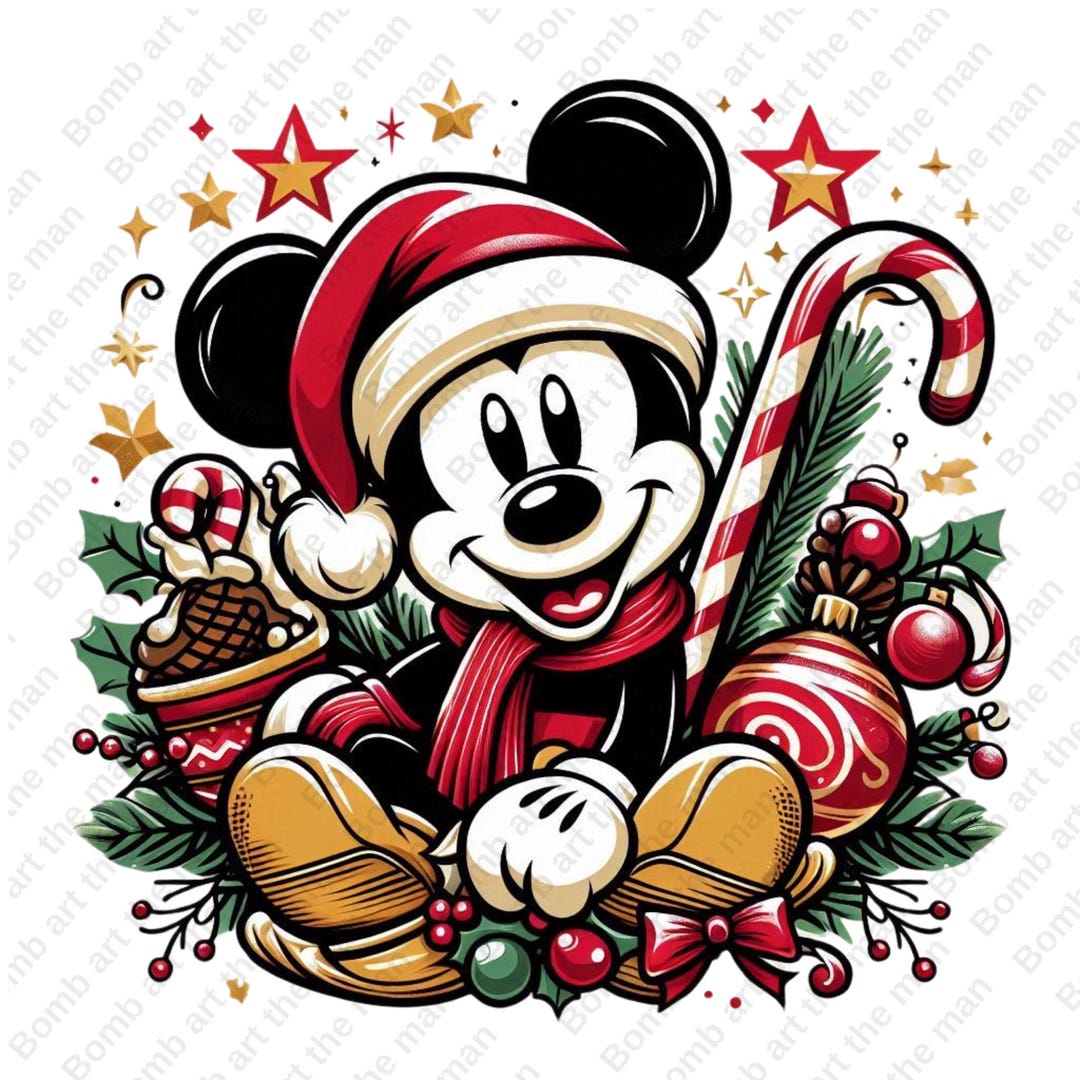 Mickey Mouse Christmas Clipart, Merry Christmas Png, Mickey Mouse Png ...