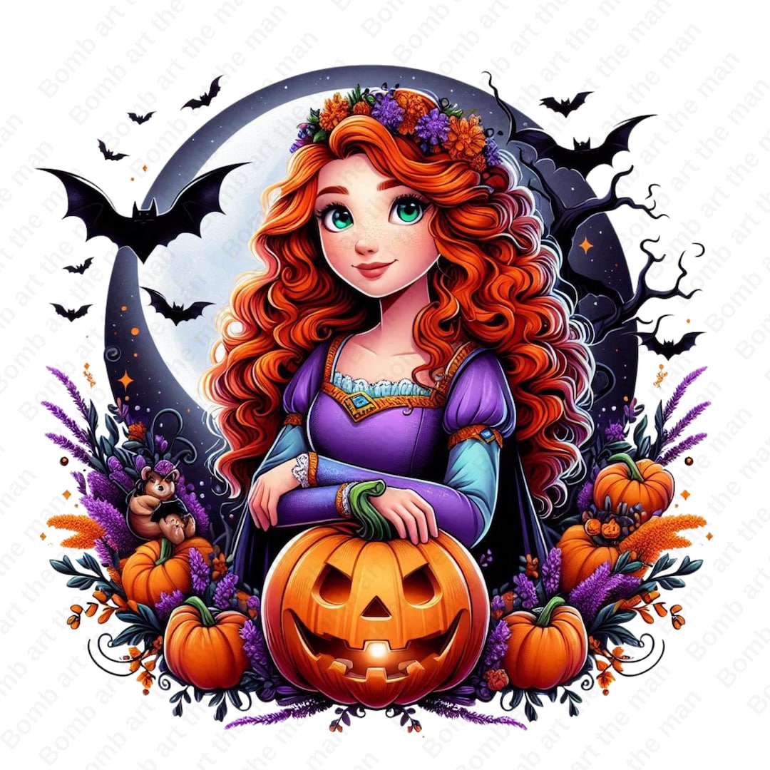 Halloween Clipart, Princess Merida Clipart, Brave Png, Happy Halloween ...