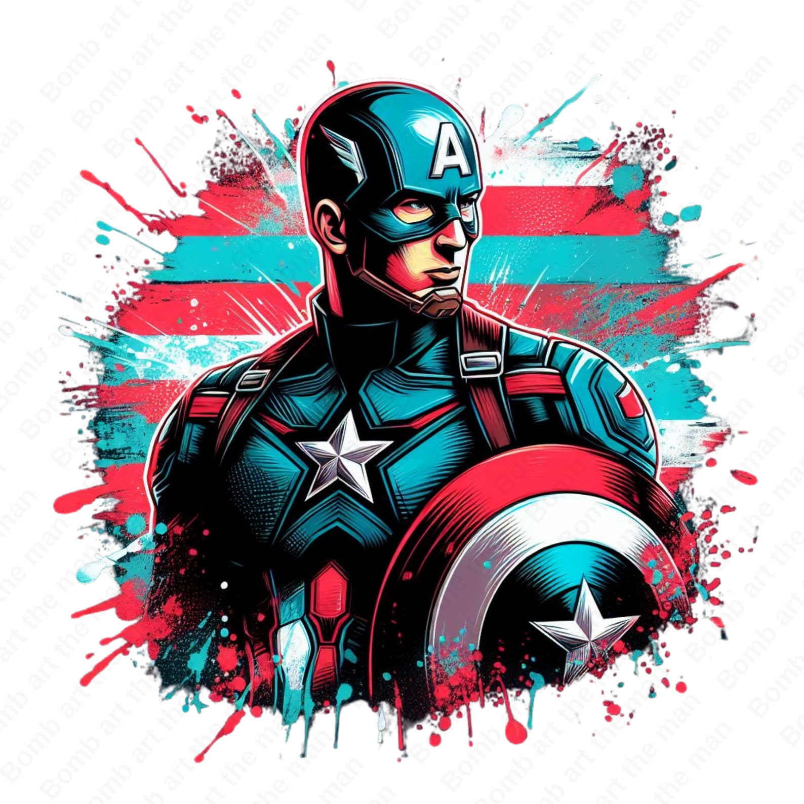 Captain America Clipart, Captain America Png, Super Hero Clipart, Super ...