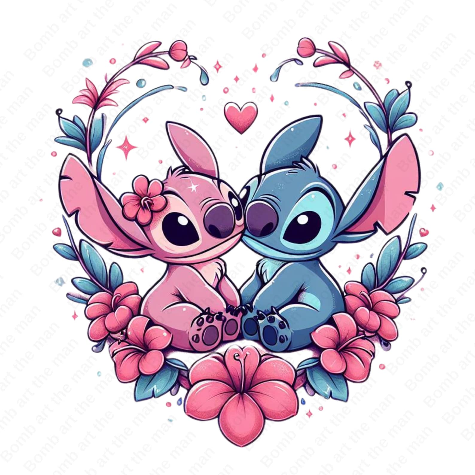 Imágenes prediseñadas de Stitch y Ángel, imágenes PNG de Stitch y Ángel ...