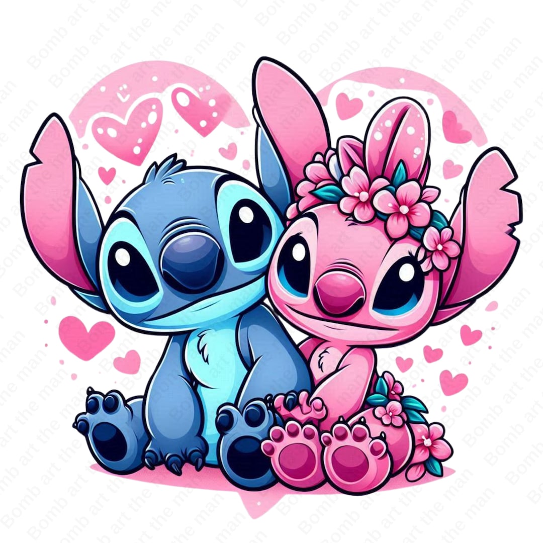 Stitch and Angel Clipart, Stitch and Angel Png, Transparent Design ...
