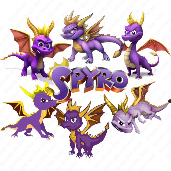 Spyro svg - Etsy México