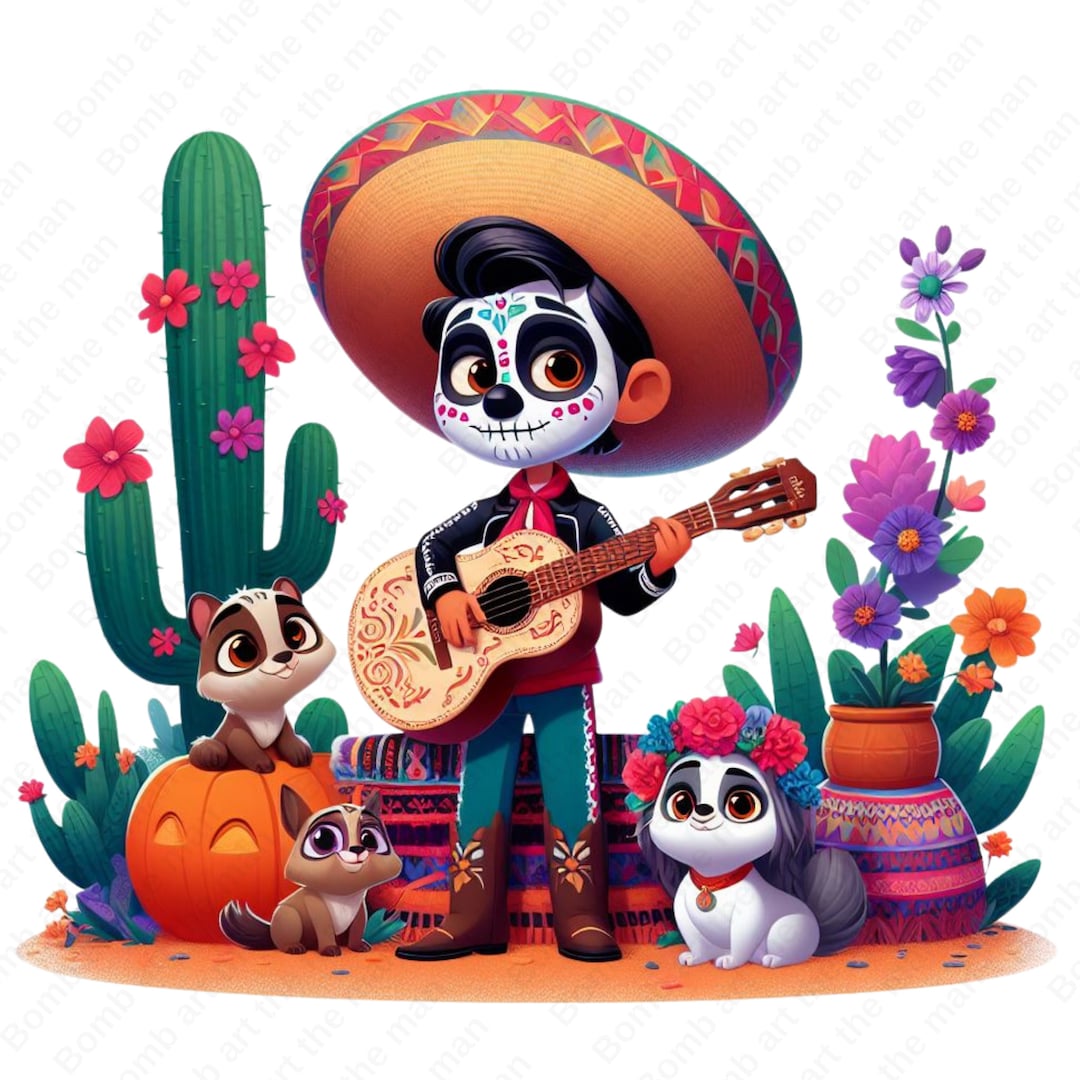 Coco Clipart, Miguel Rivera Png, Coco Png, Cartoon Clipart, Instant ...