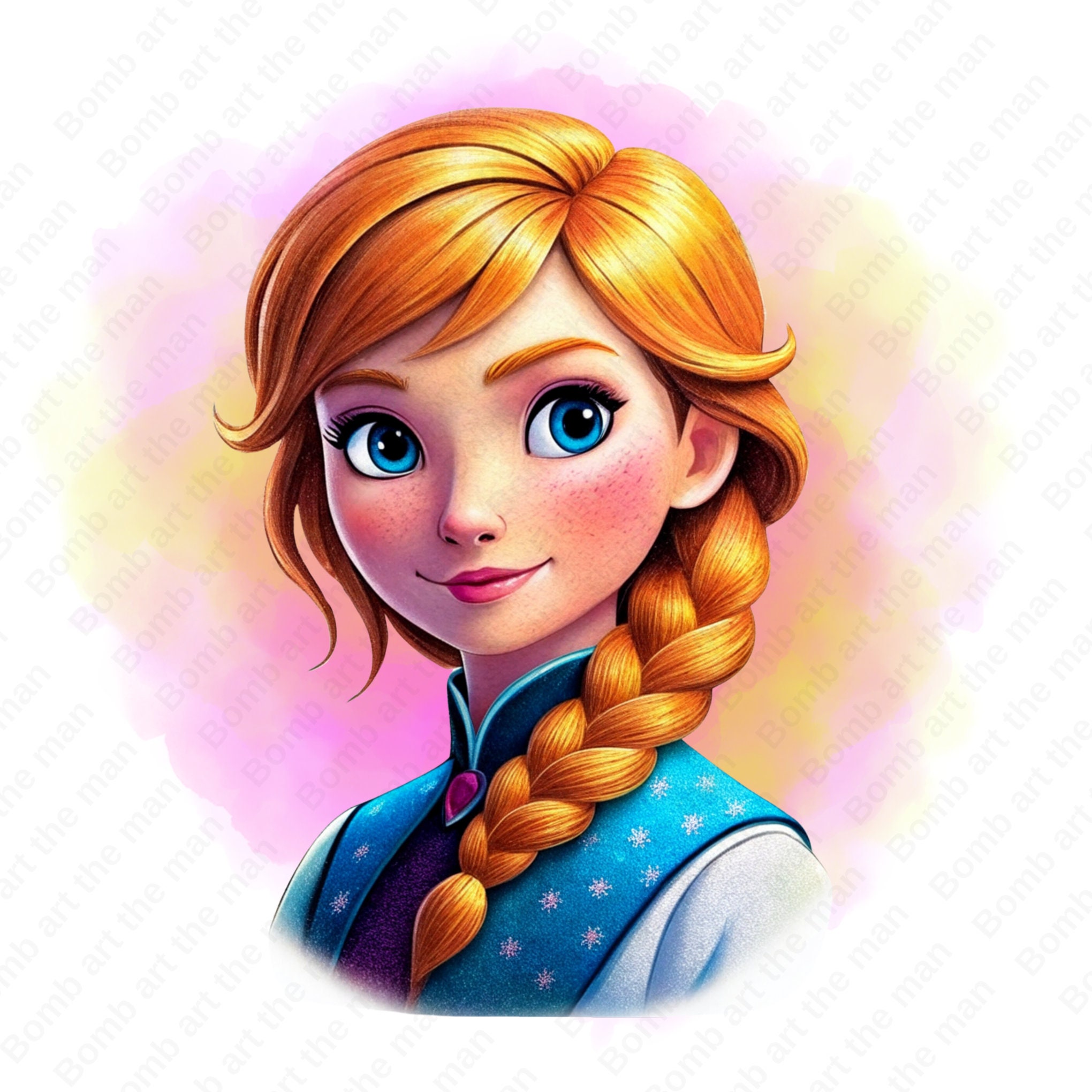 Bevroren Anna Clipart