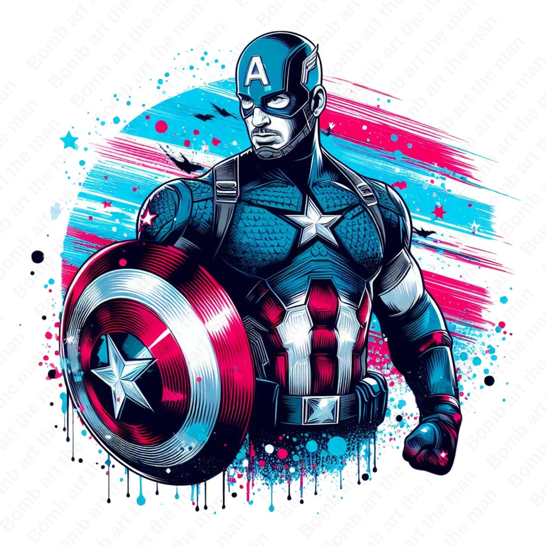 Captain America Clipart, Captain America Png, Super Hero Clipart, Super ...