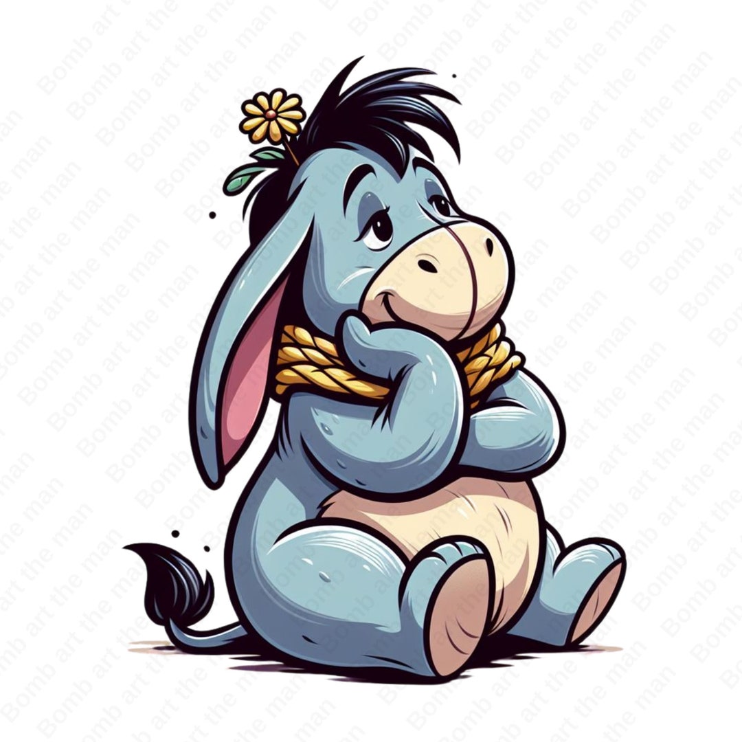 Eeyore Clipart, Cute Eeyore Png, Winnie the Pooh Png, Transparent ...