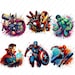 Super Heroes Png Bundle, Super Hero Clipart Set, Heroes Splash Design ...