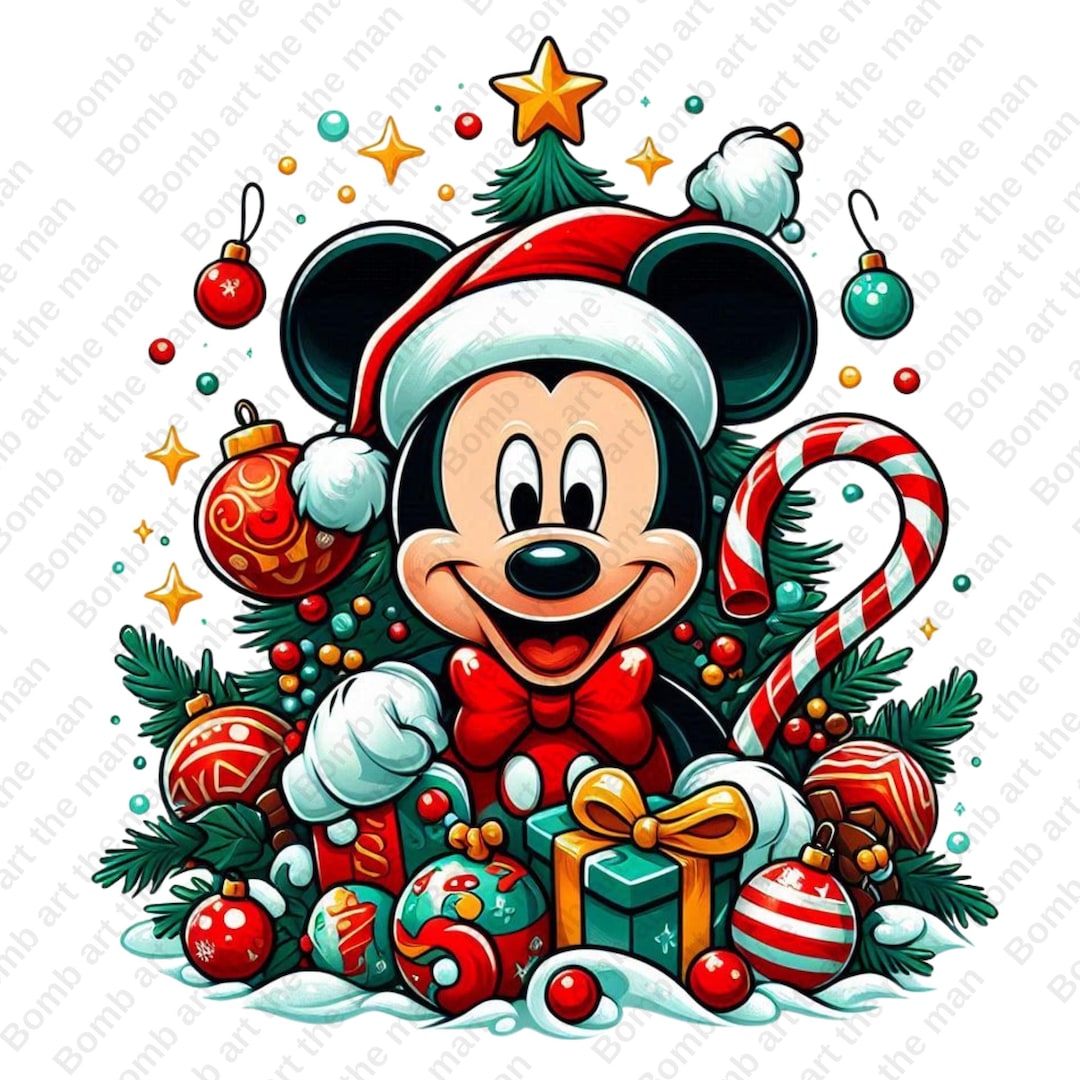 Mickey Mouse Christmas Clipart, Merry Christmas Png, Mickey Mouse Png ...