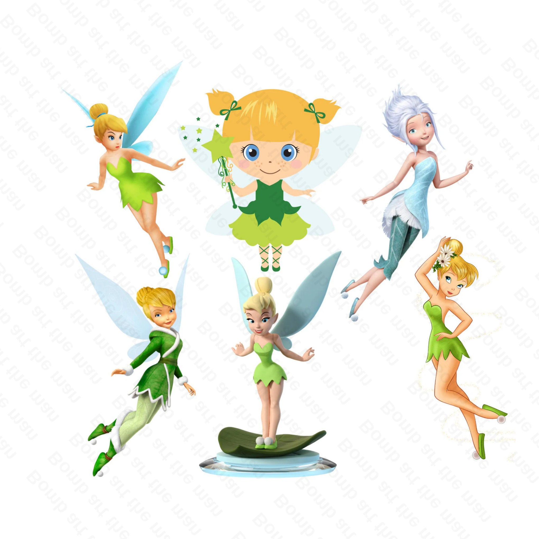 Tinkerbell Png Bundle, Princess Clipart, Tinkerbell Clipart, Fairy Png ...