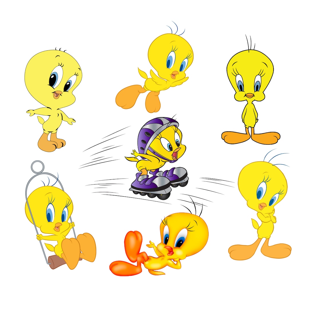 Tweety Png Bundle, Tweety Clipart, Cartoon Png Bundle - Etsy