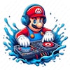 Super Mario Clipart, Dj Super Mario Png, Super Mario Dj Clipart ...