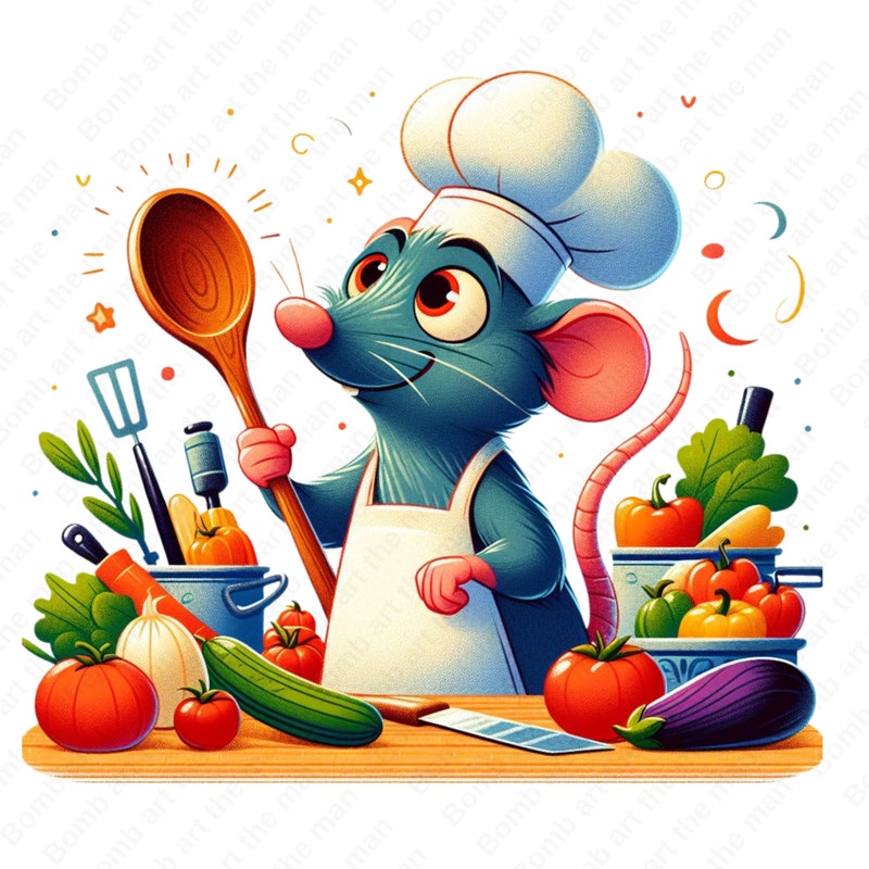 Ratatouille Clipart - Etsy