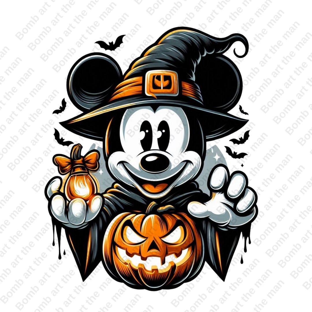 Mickey Mouse Halloween Clipart, Mickey Mouse Clipart, Happy Halloween ...
