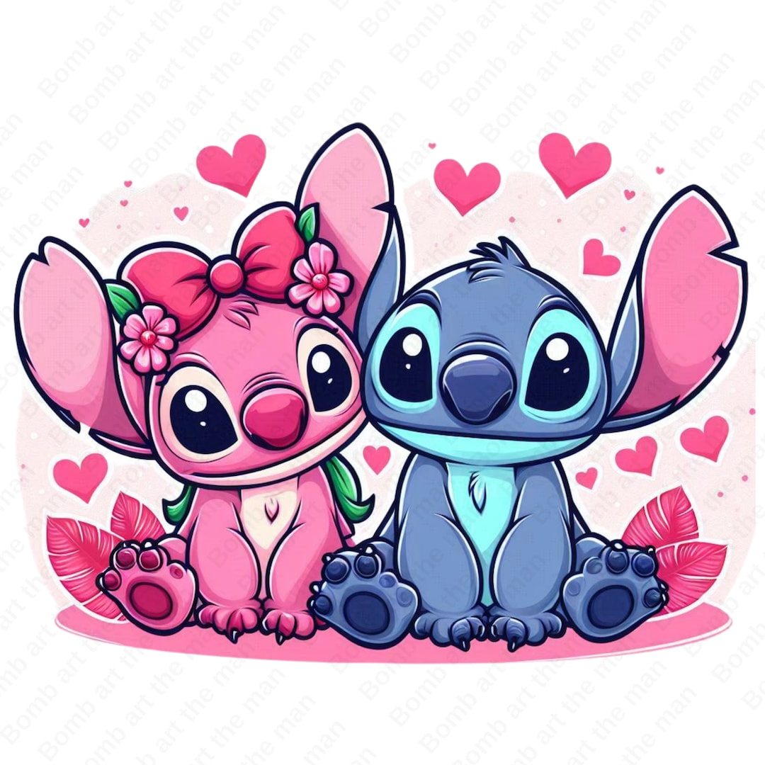 Stitch and Angel Clipart, Stitch and Angel Png, Transparent Design ...