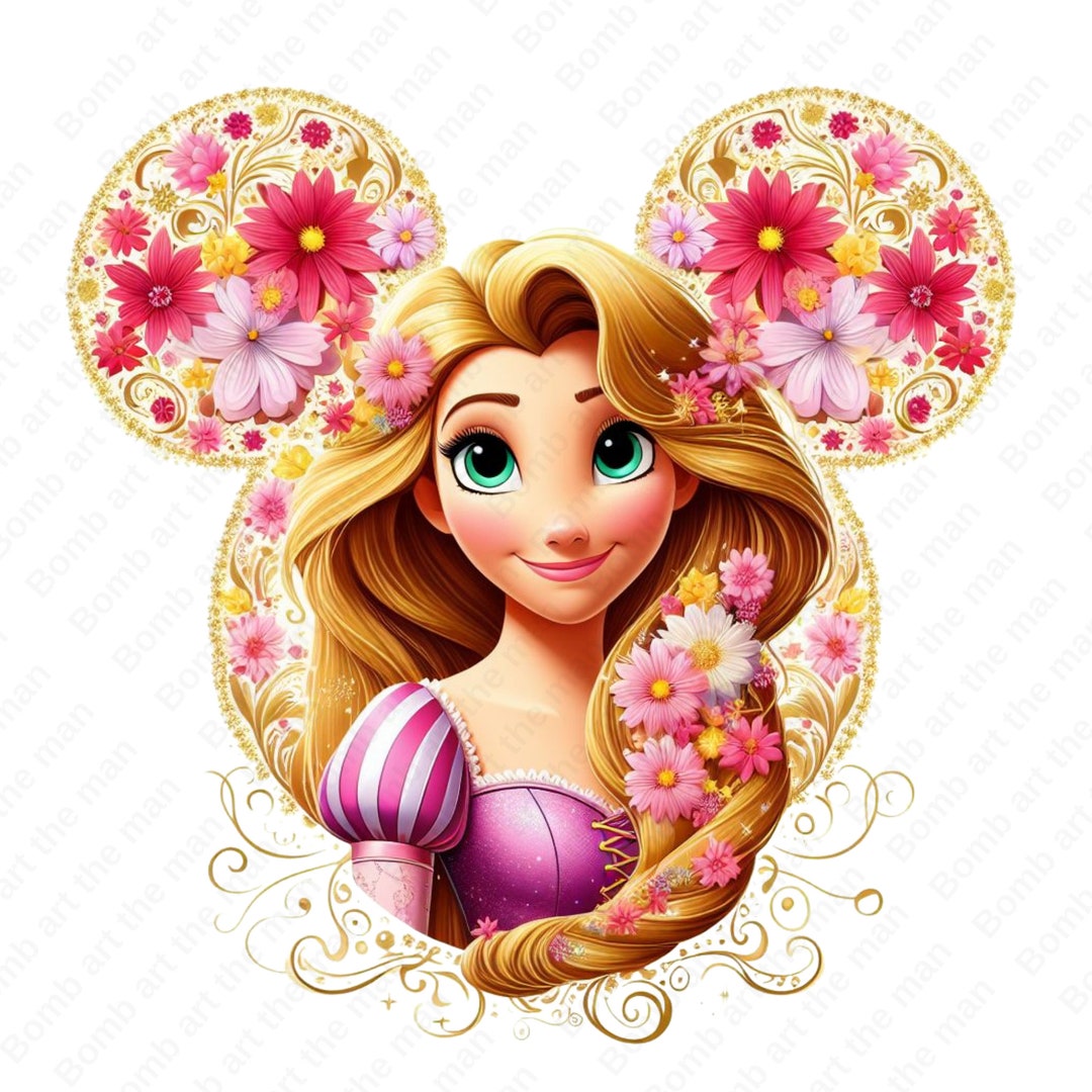 Princess Rapunzel Clipart, Tangled Png, Princess Rapunzel Png, Mouse ...