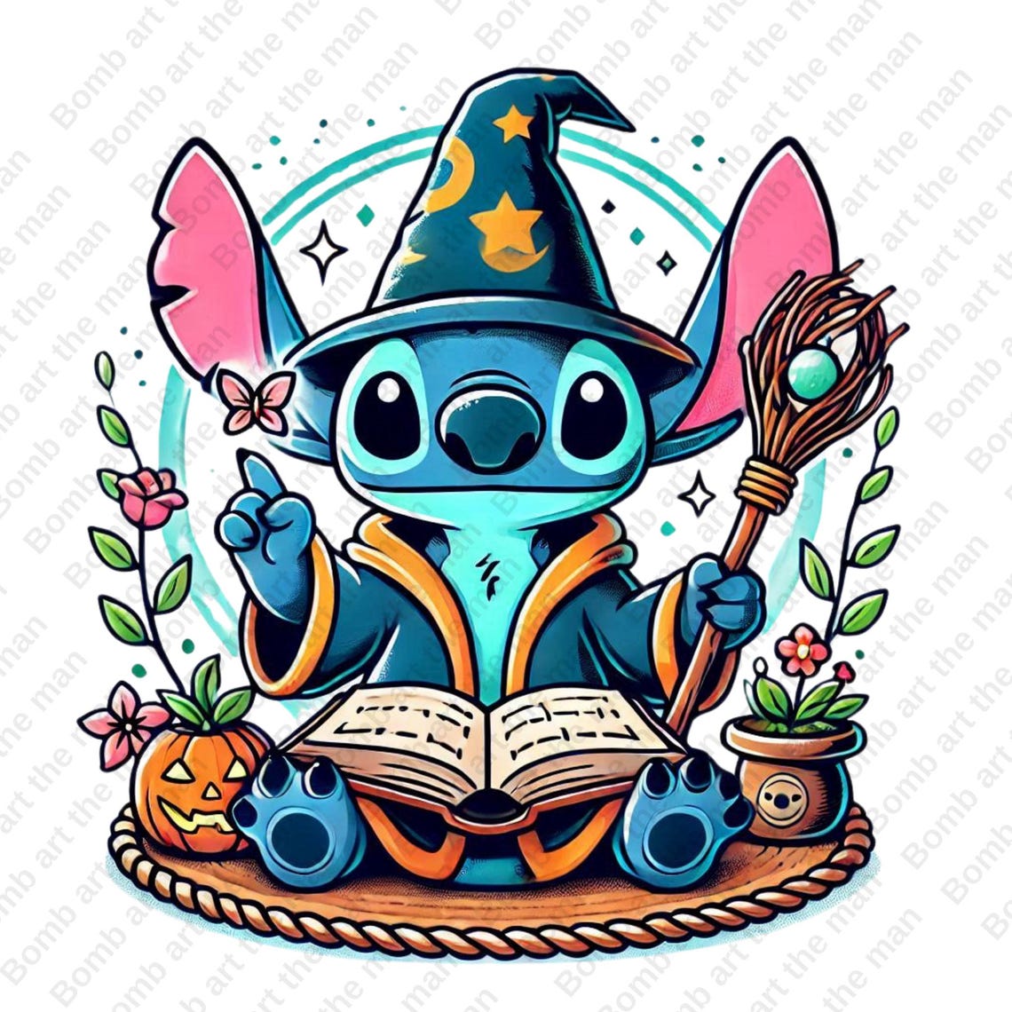 Wizard Stitch Clipart, Stitch Magic Clipart, Stitch Png, Transparent ...