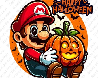 Super Mario Halloween Clipart, Super Mario Png, Happy Halloween ...