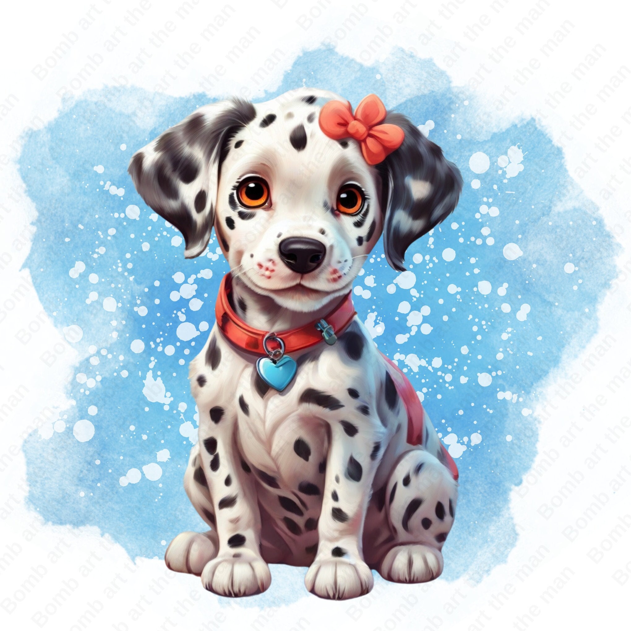 Dalmatian Dogs Png, Dalmatian Clipart, Cute 101 Dalmatian Png, Instant ...
