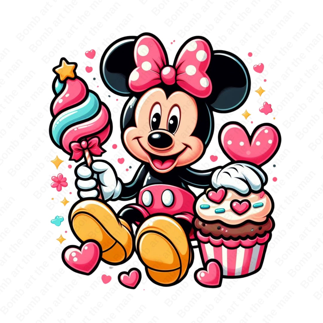 Minnie Mouse Sweet Clipart, Minnie Mouse Png, Transparent Design ...