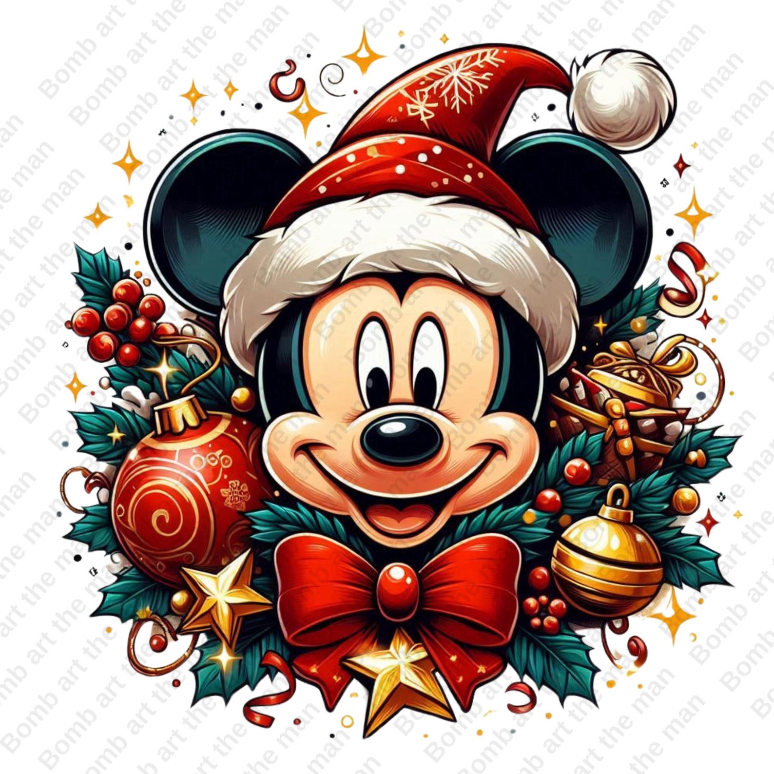Mickey Mouse Christmas Clipart, Merry Christmas Png, Mickey Mouse Png ...