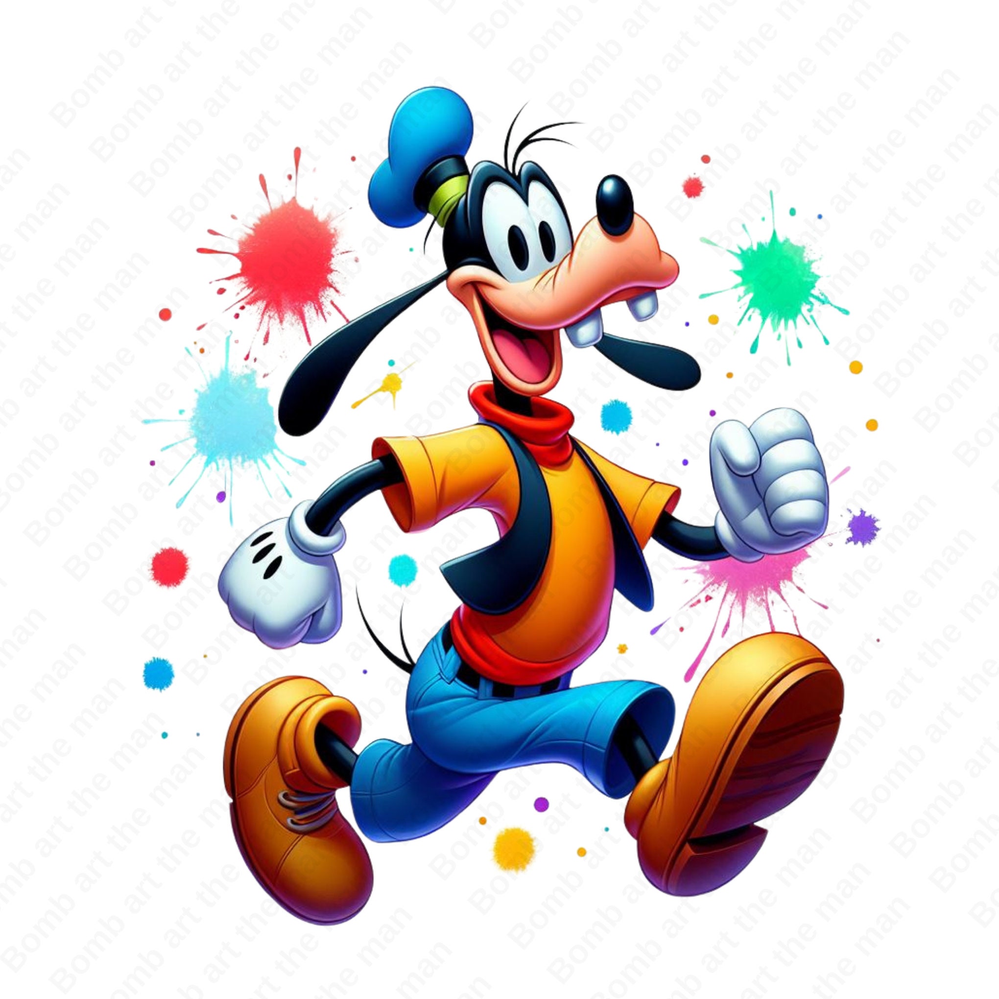 Goofy Cute Clipart, Goofy Png, Cute Cartoon Characters, Instant ...