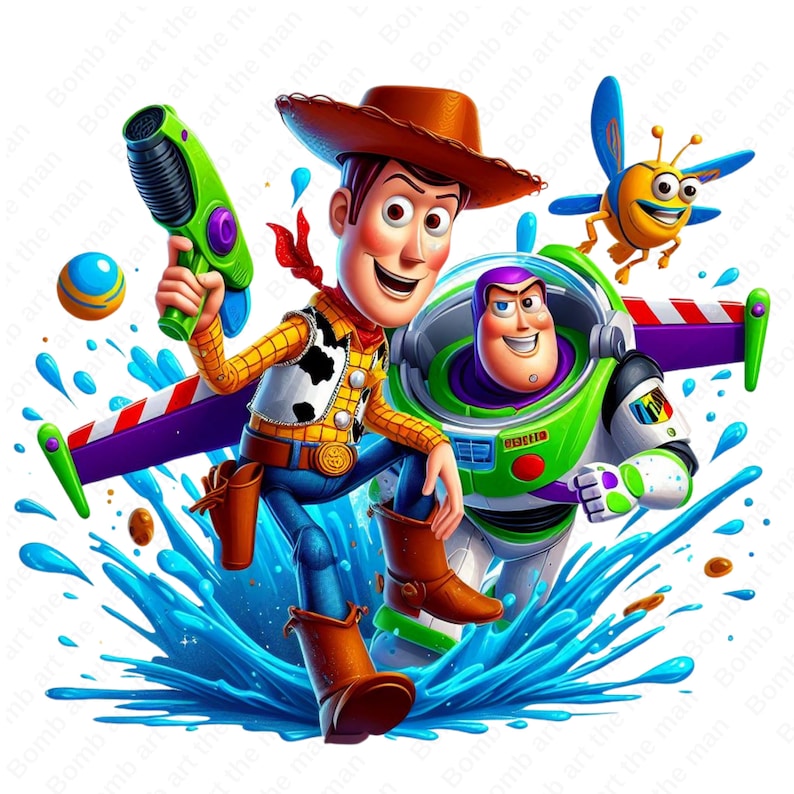 Toy Story Splash Clipart, Woody Png, Toy Story Png, Buzz Lightyear Png ...
