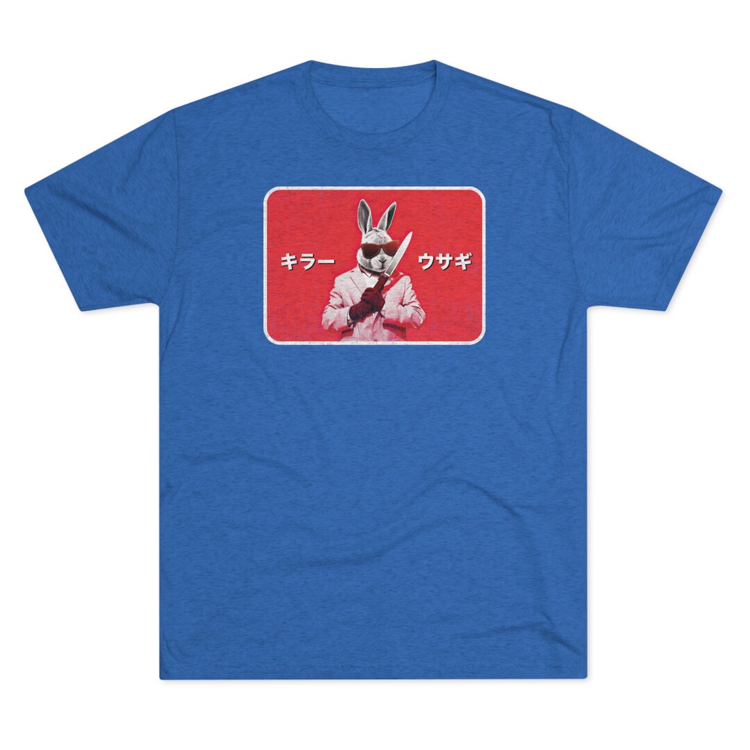 Rabbit Assassin, Japanese Pop Art, Alt Shirt - Unisex Tri-blend Crew ...