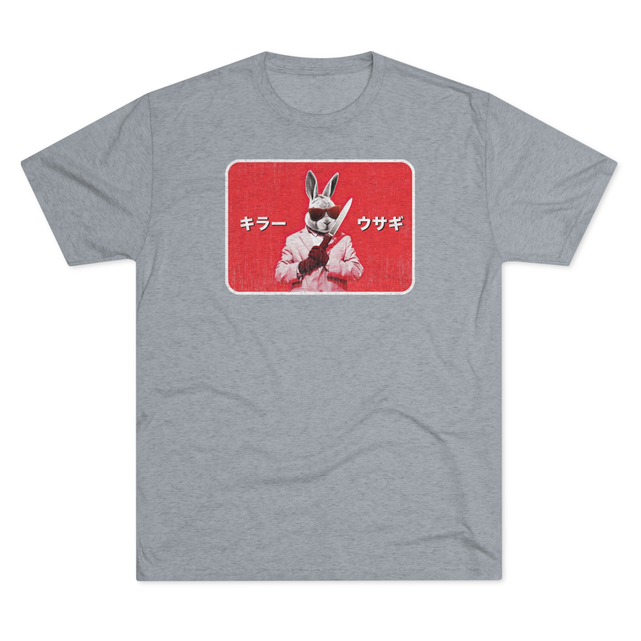 Rabbit Assassin, Japanese Pop Art, Alt Shirt Unisex Tri-blend Crew Tee ...