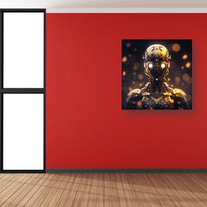 Futuristic Robot Number 6 - Etsy