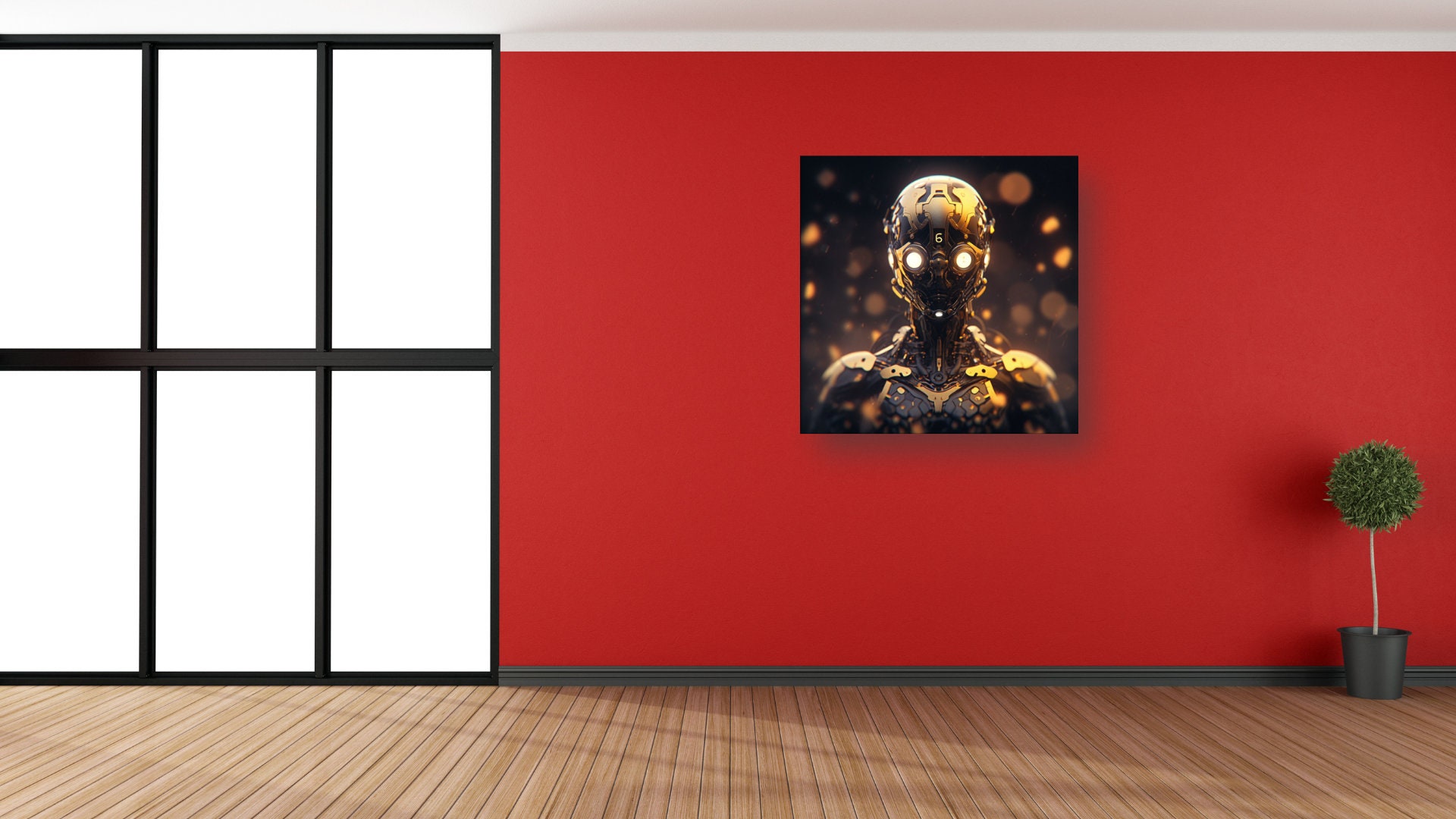 Futuristic Robot Number 6 - Etsy