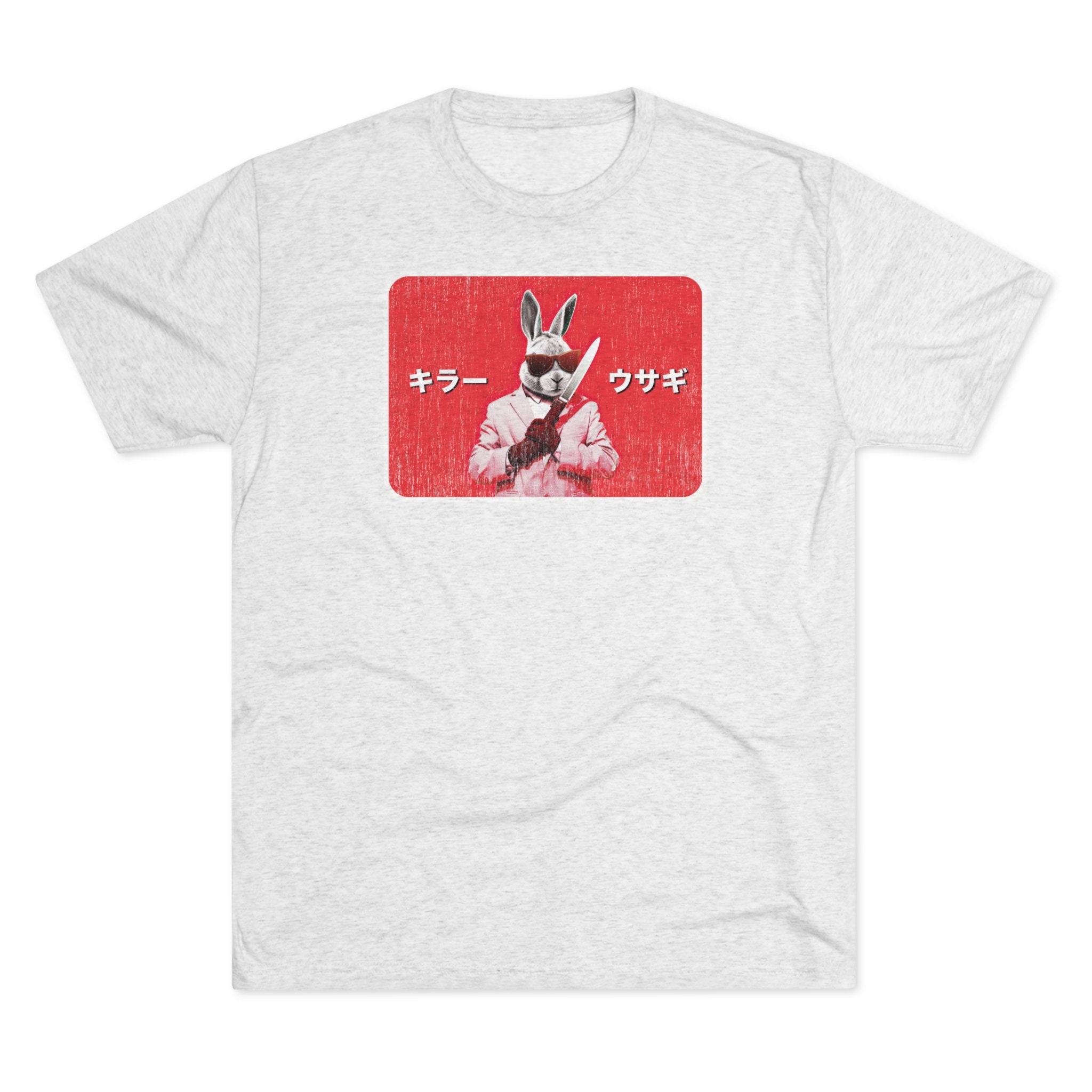 Rabbit Assassin, Japanese Pop Art, Alt Shirt - Unisex Tri-blend Crew ...