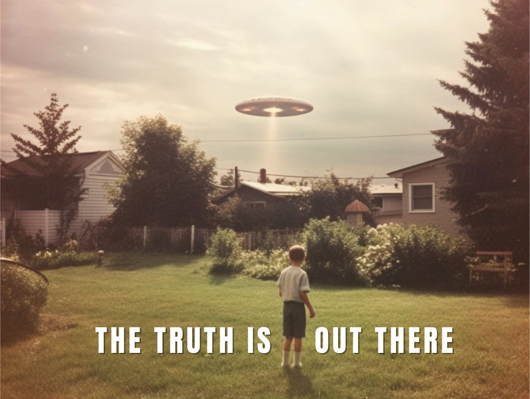 The Truth is Out There / X-files Inspired Poster - Etsy