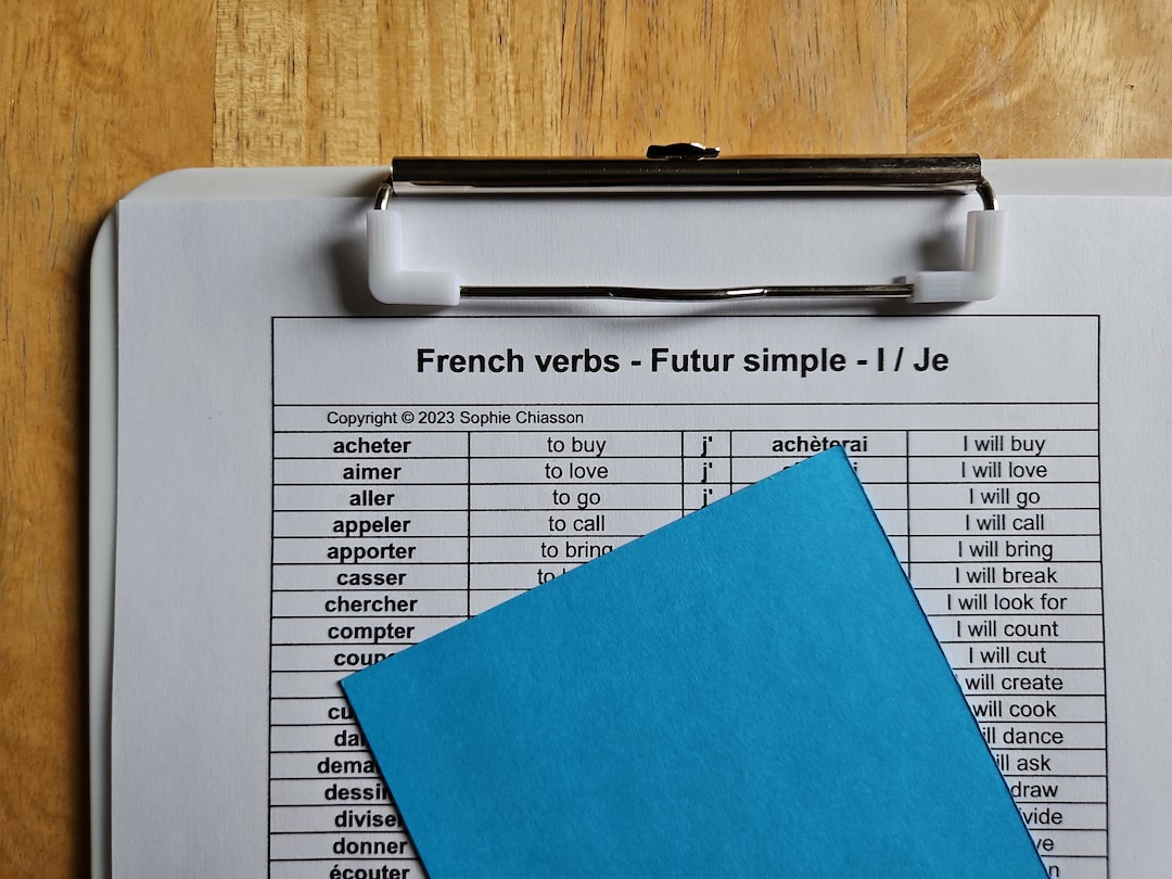 Practice French Verbs - Futur Simple With I /je Printable (PDF) **free ...