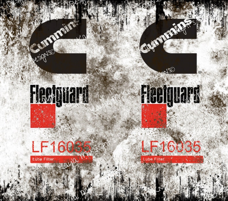 Cummins Filter LF16035 20oz Tumbler Wrap - Etsy