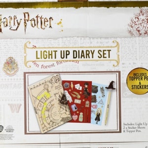 Harry Potter Light up Diary Set - Etsy