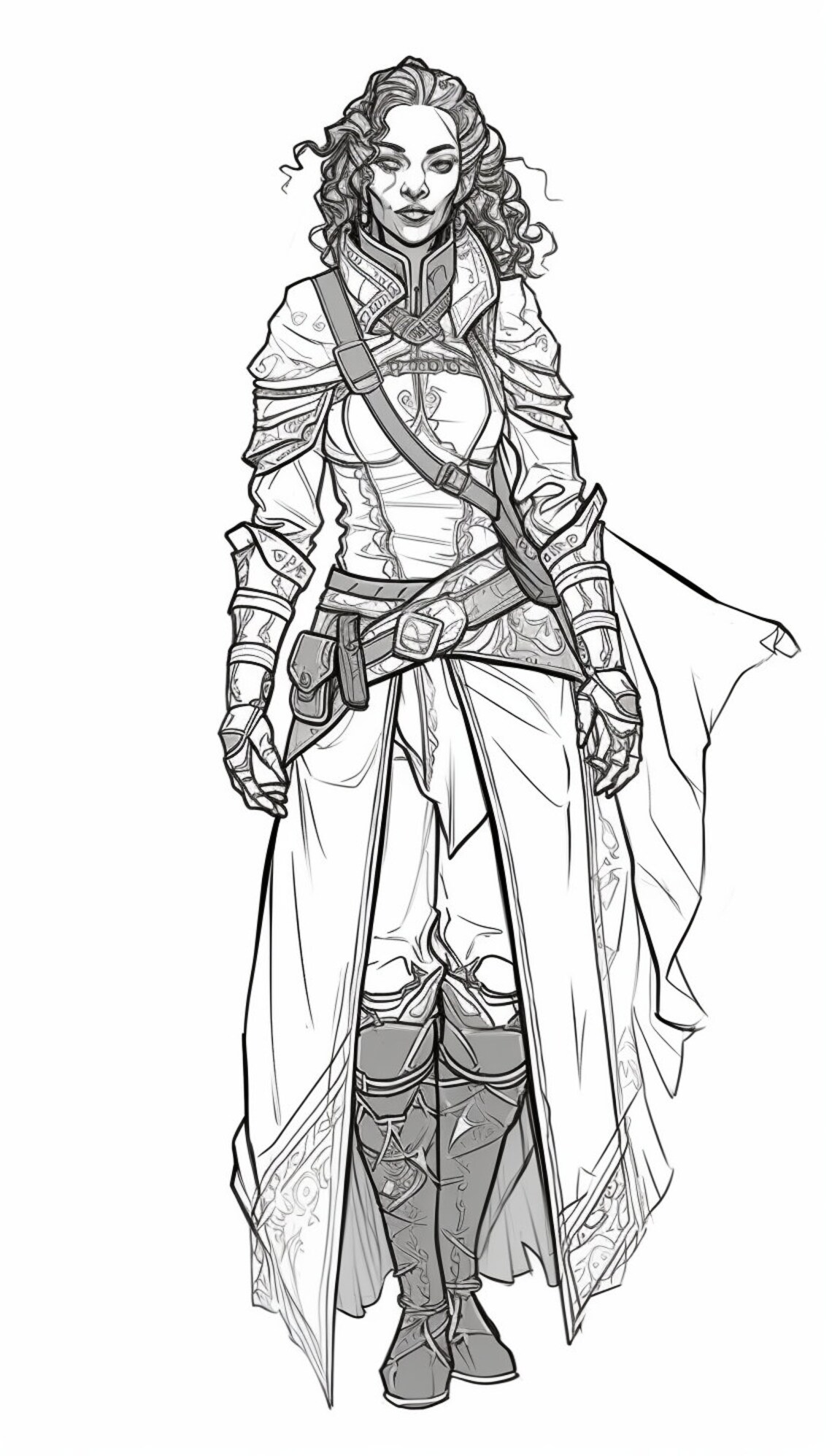 50 Rpg Characters Coloring Book Fantasy Coloring Page Kids - Etsy