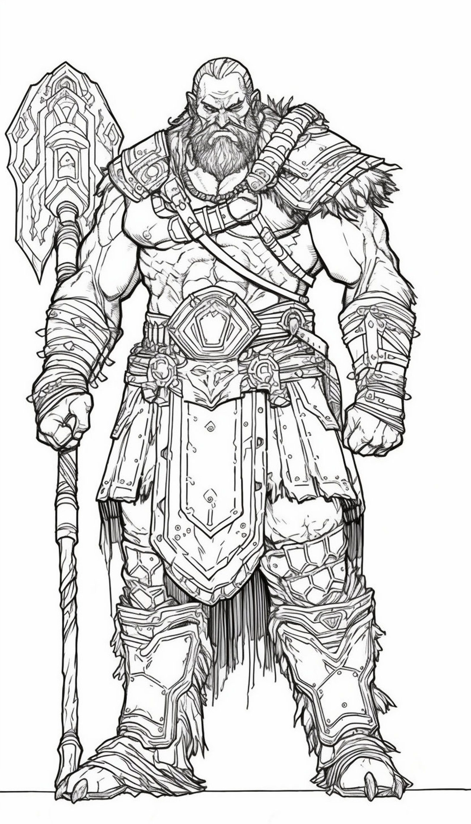 Book 2 50 RPG Fantasy Characters Coloring Book Coloring Pages Generic ...