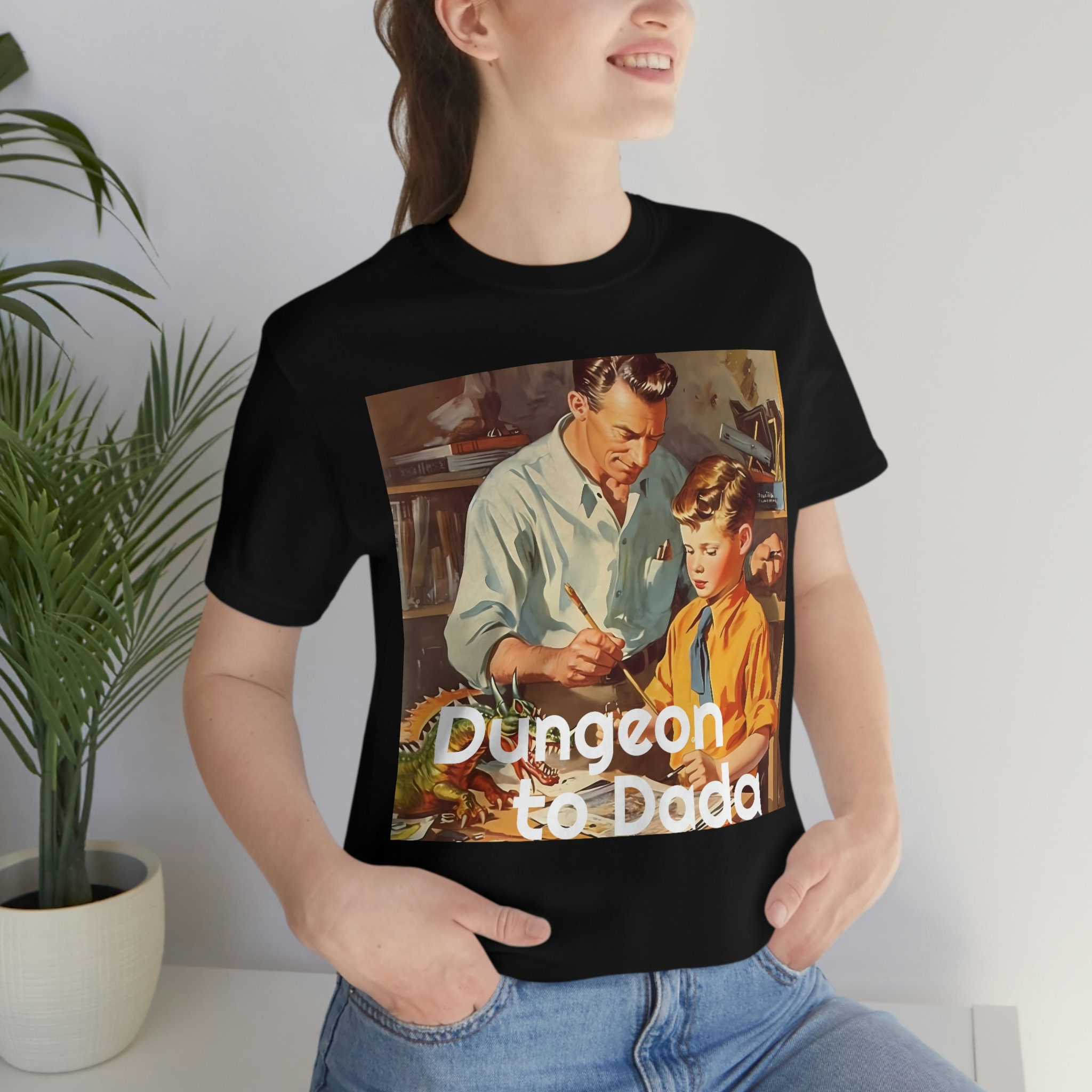 D&D Dnd Dungeons and Dragons Father's Day Father Dad Funny Shirt Gamer ...