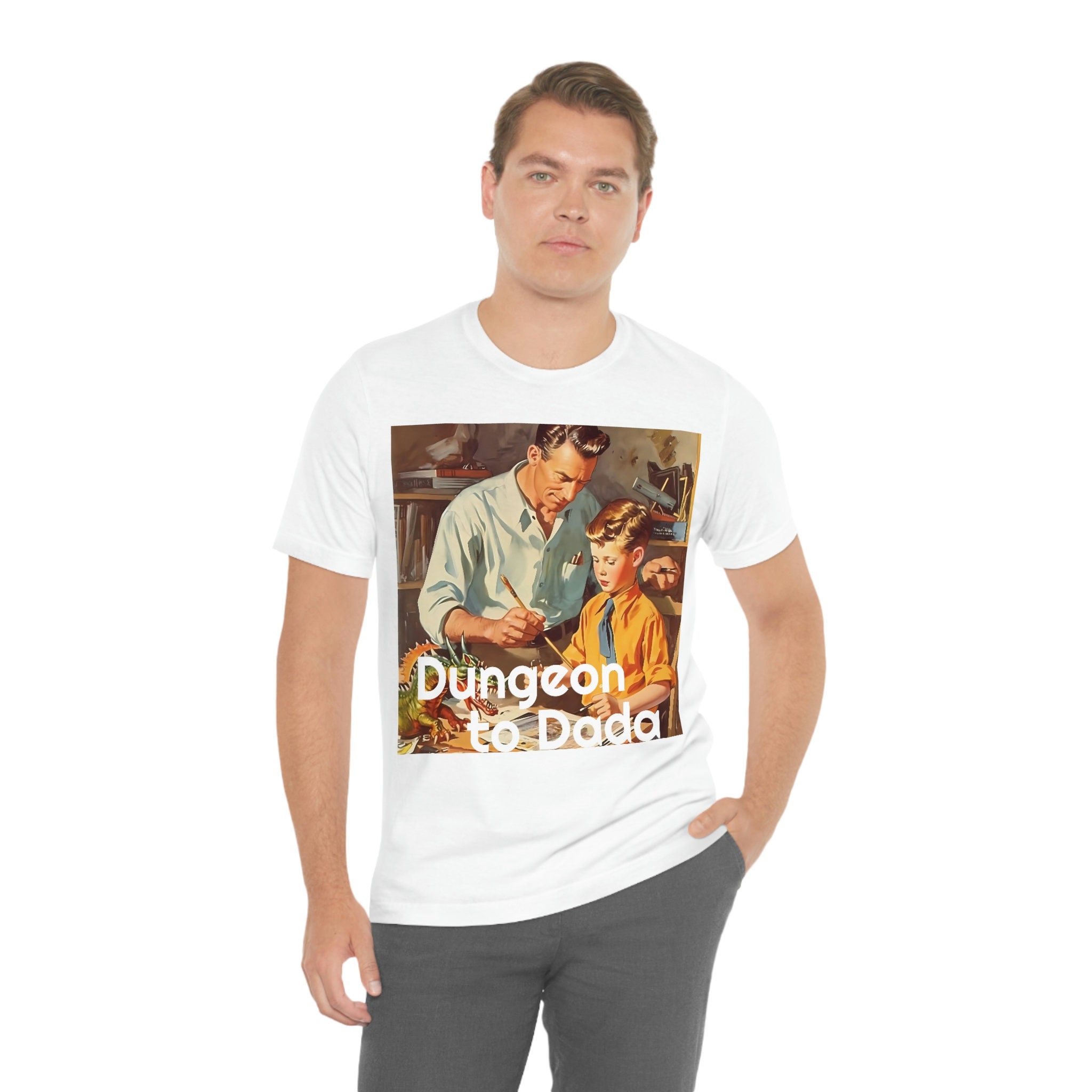 D&D Dnd Dungeons and Dragons Father's Day Father Dad Funny Shirt Gamer ...
