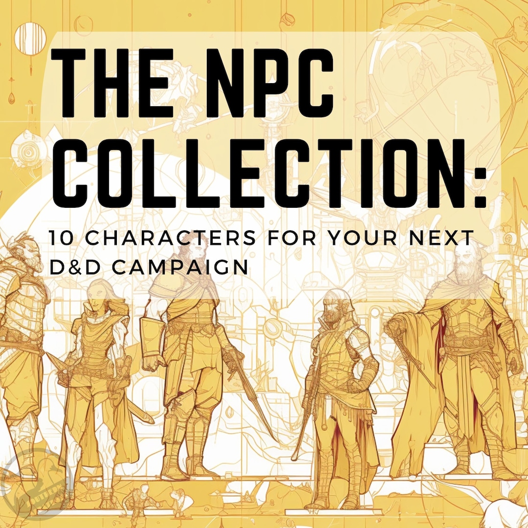 The NPC Collection: 10 Characters for Your Next D&D Campaign, Dungeon Master Resources ...