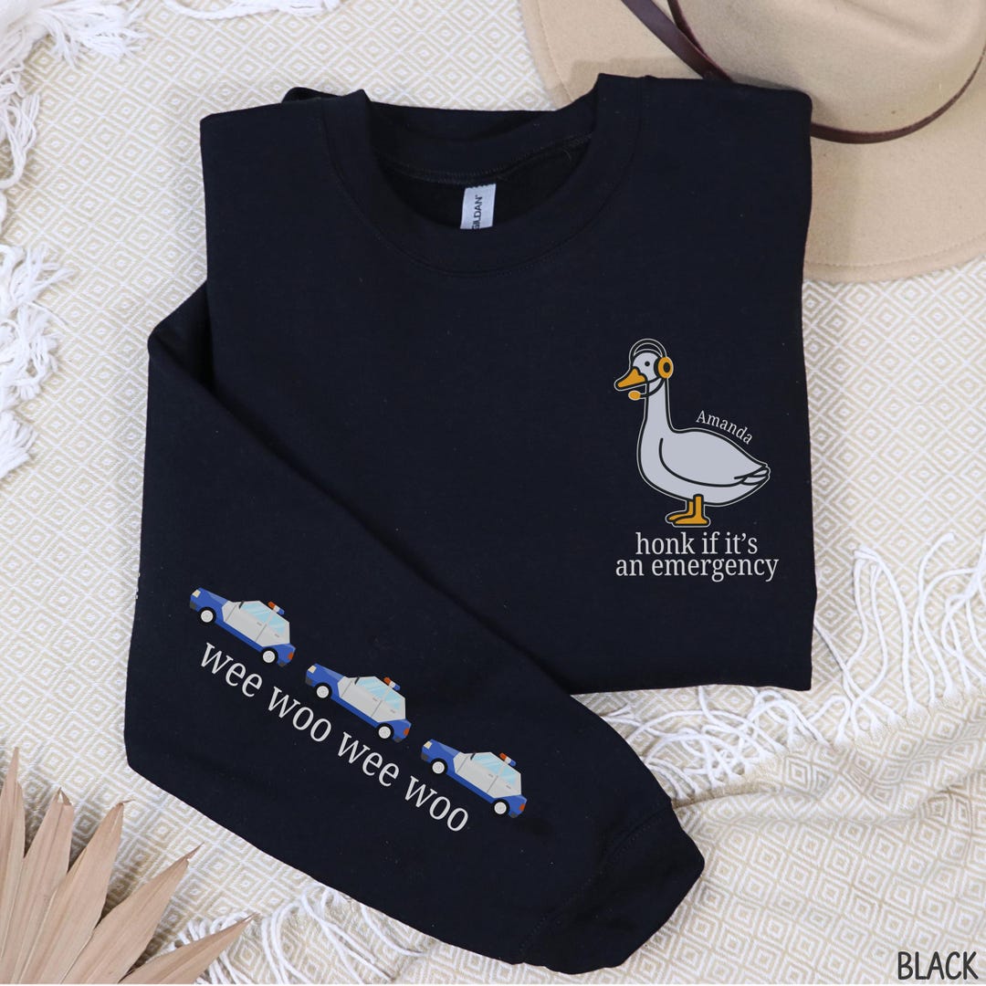 Custom Silly Goose Dispatcher Sweatshirt, 911 Dispatch Crewneck Sweater ...